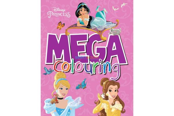 Mega Colouring Disney Princess – – Booky Wooky