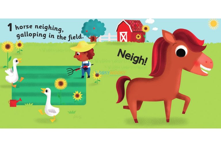 My First Noisy Farm Boardbook with Sound – – Booky Wooky
