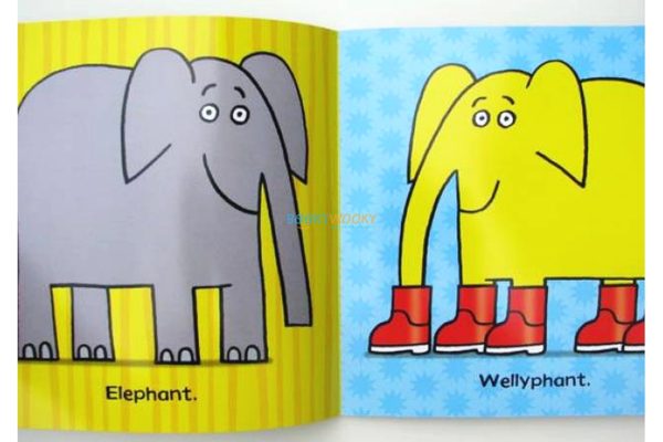 Elephant Wellyphant with flaps – – Booky Wooky