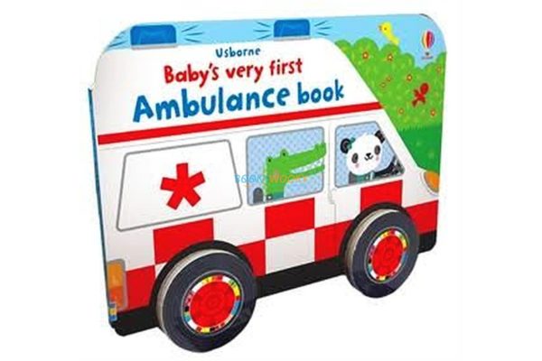 Baby’s Very First Ambulance Book with Wheels – – Booky Wooky