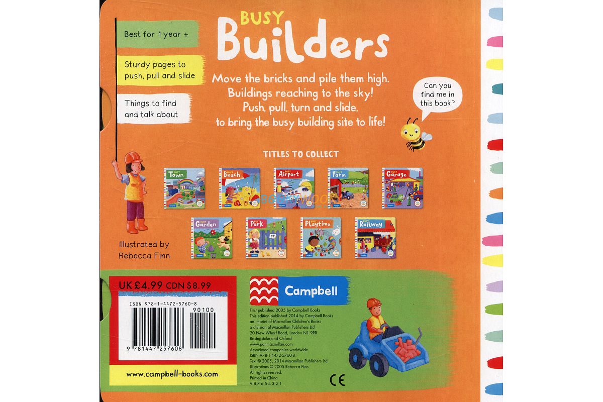 Busy Builders – Educational books For Kids – Booky Wooky