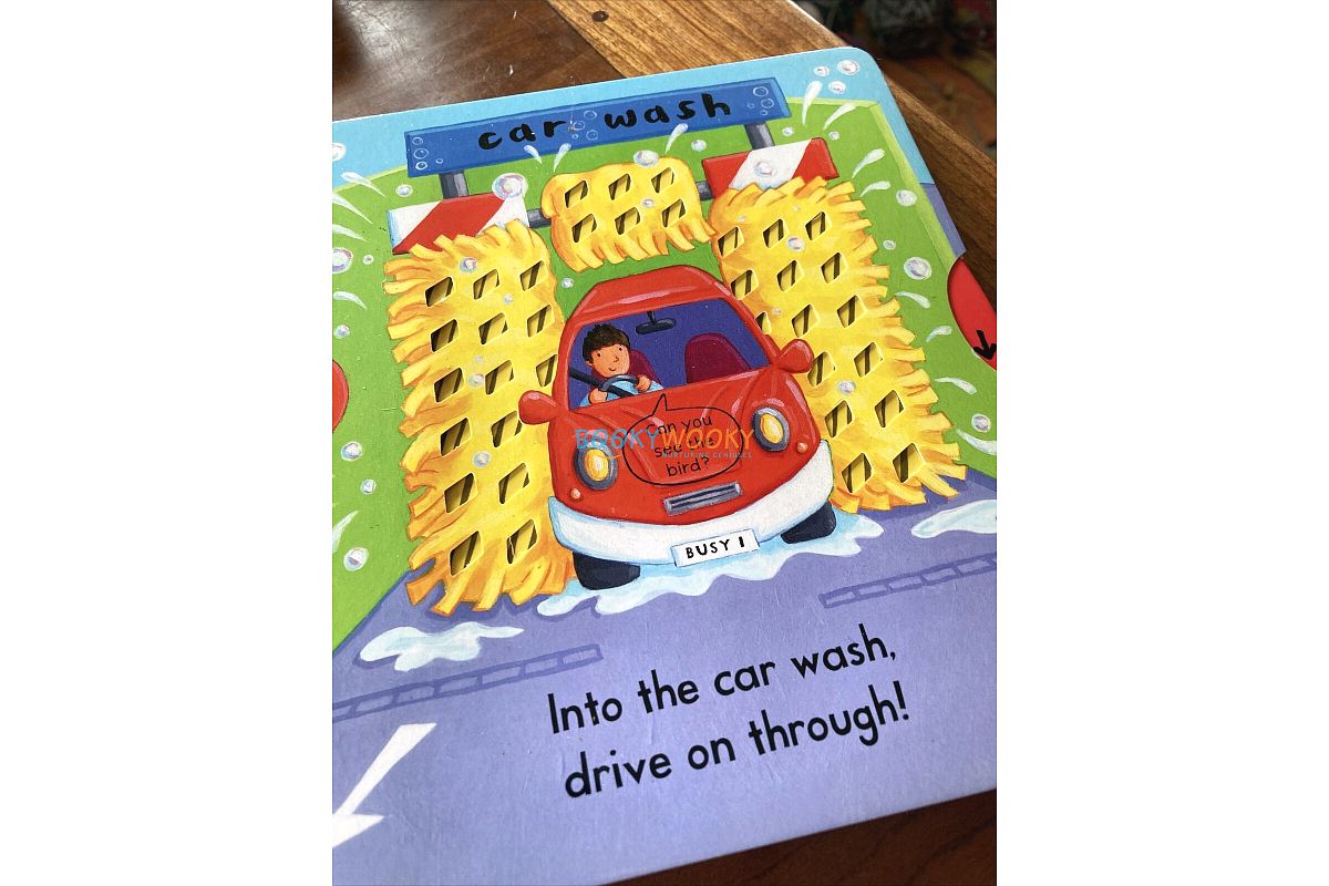 Busy Garage – Educational books For Kids – Booky Wooky