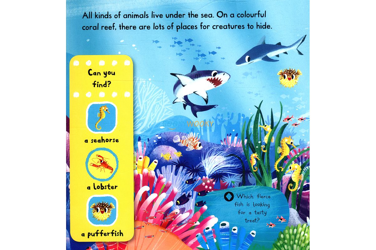 First Explorers: Sea Creatures – Interactive books For Kids – Booky Wooky