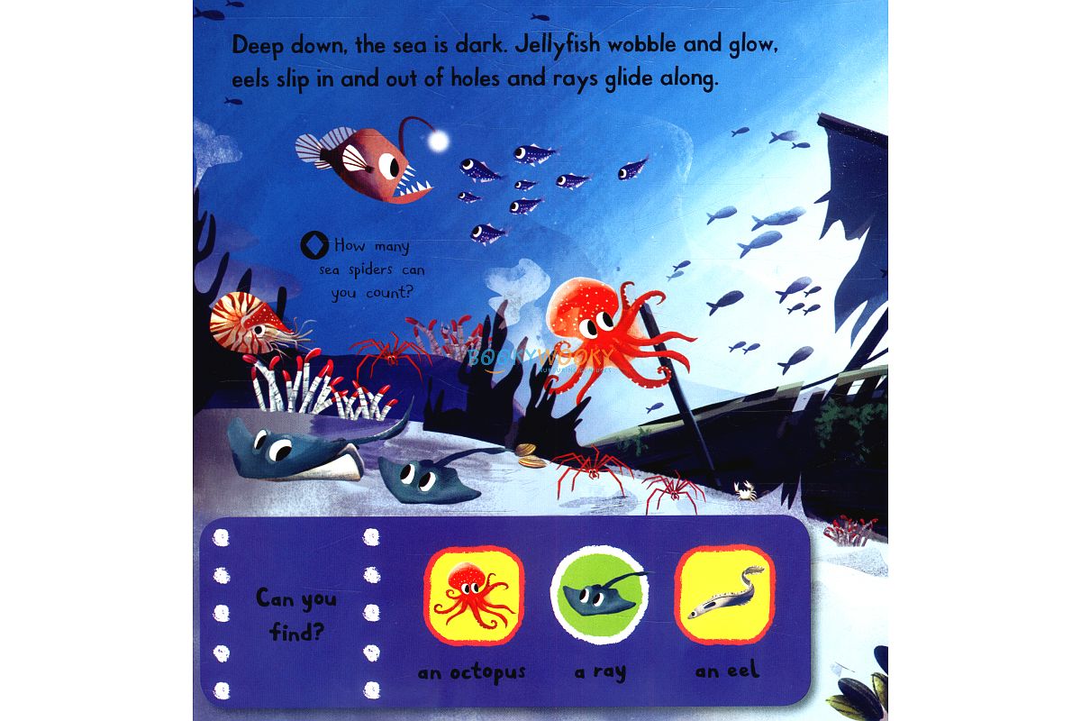 First Explorers: Sea Creatures – Interactive books For Kids – Booky Wooky