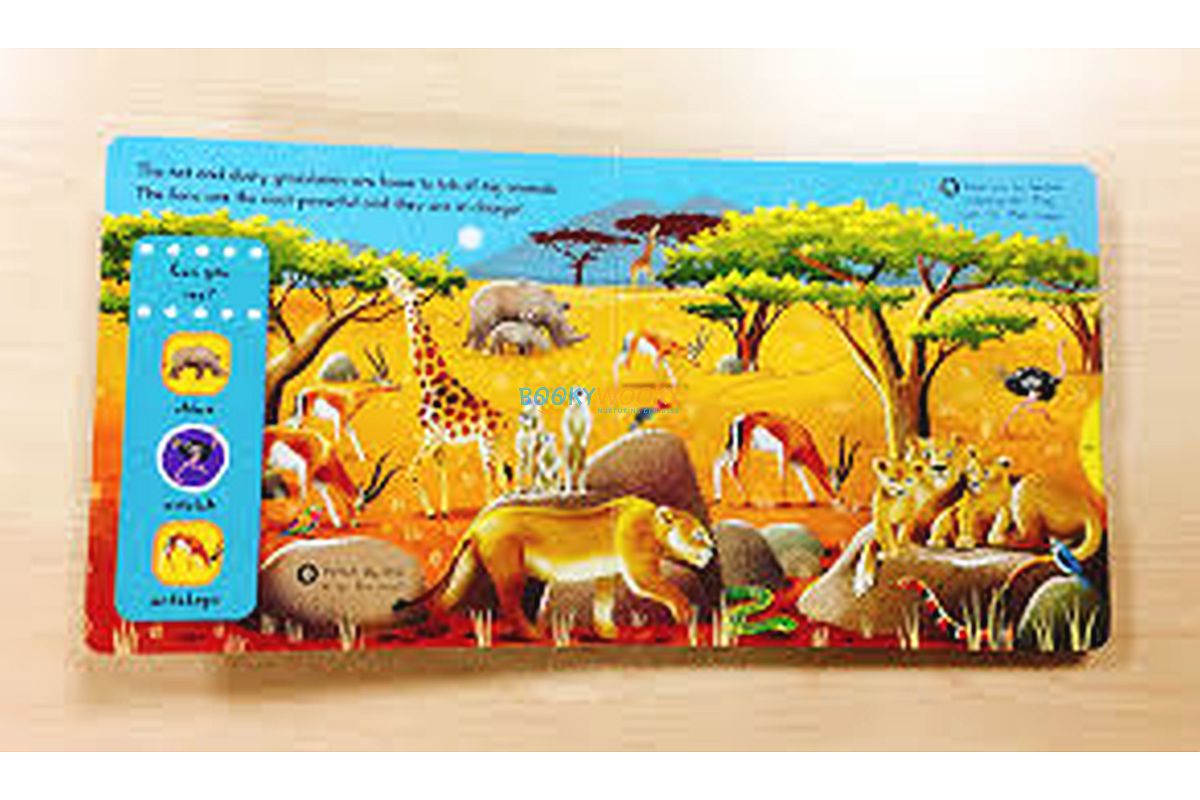 First Explorers: Wild Animals – Interactive books For Kids – Booky Wooky