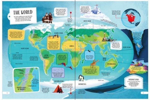 Usborne Big Picture Atlas – – Booky Wooky