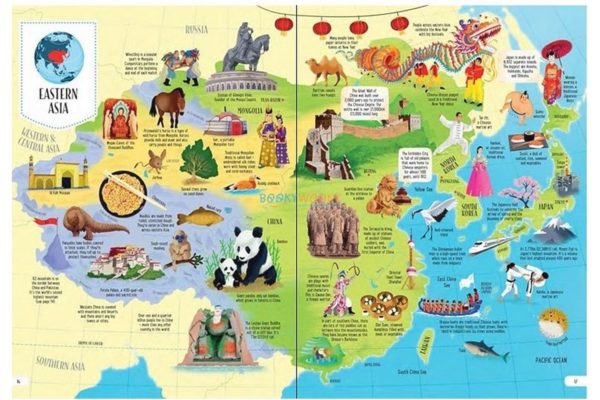Usborne Big Picture Atlas – – Booky Wooky