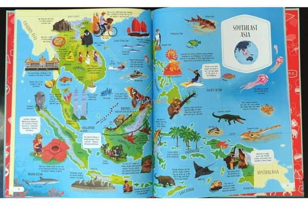 Usborne Big Picture Atlas – – Booky Wooky