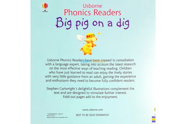 Big Pig on a Dig – Usborne Phonics Readers – – Booky Wooky