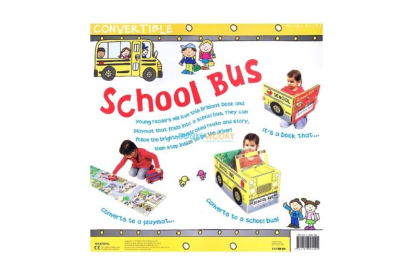 Convertible School Bus Book Playmat Bus – – Booky Wooky