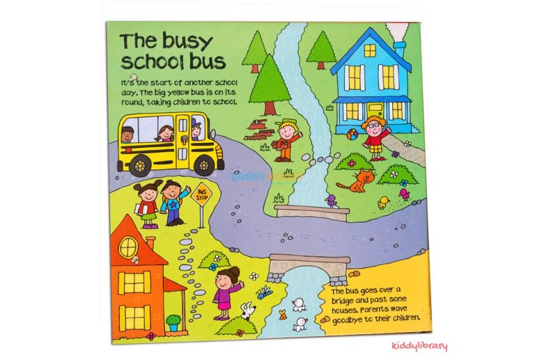 Convertible School Bus Book Playmat Bus – – Booky Wooky