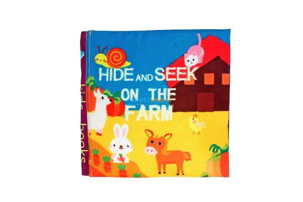 Hide and Seek On the Farm with Flaps Cloth Book – – Booky Wooky