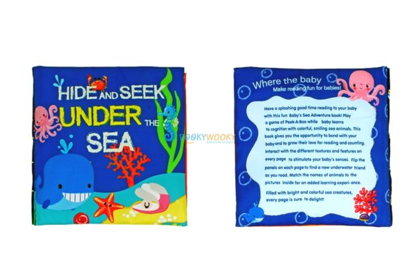 Hide and Seek Under the Sea with Flaps Cloth Book – – Booky Wooky