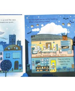 Usborne Peep Inside Night-Time – – Booky Wooky