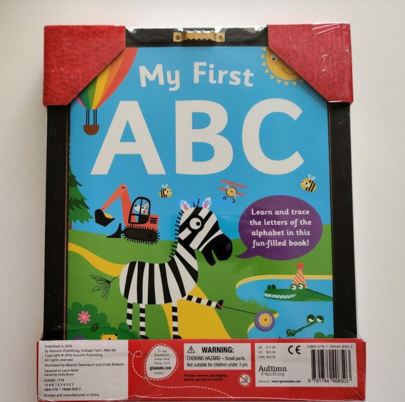 My First A B C Book & Canvas – – Booky Wooky
