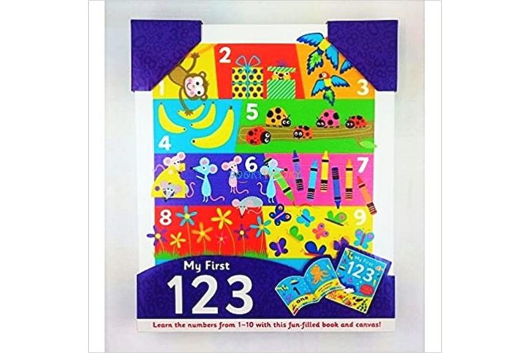 My First 1 2 3 Book & Canvas – – Booky Wooky