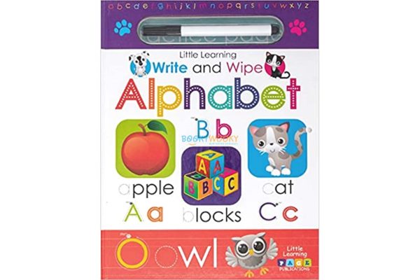 Little Learning Write and Wipe Alphabet – – Booky Wooky