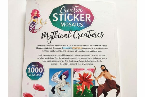 Creative Sticker Mosaics Mythical Creatures – – Booky Wooky
