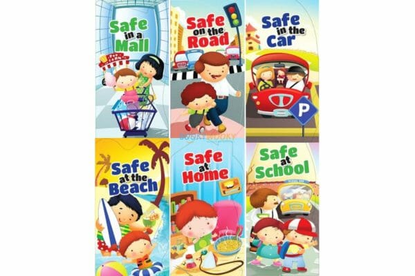 Lets Be Safe – Safety – 6 titles – – Booky Wooky