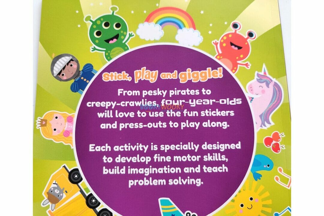 Sticker Fun For 4 Year Olds Booky Wooky
