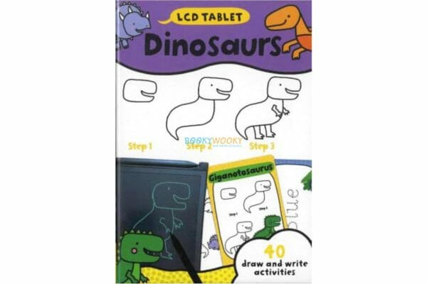Dinosaurs LCD Tablet with Flashcards Pack – – Booky Wooky