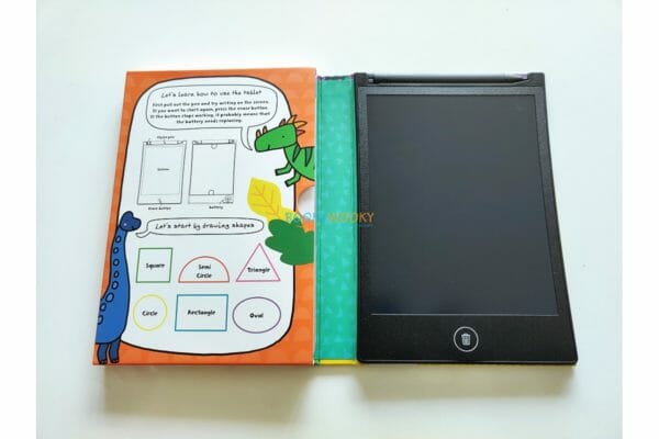 Dinosaurs LCD Tablet with Flashcards Pack – – Booky Wooky