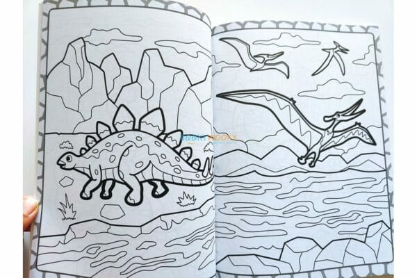 Megatastic Colouring Dinosaurs – – Booky Wooky