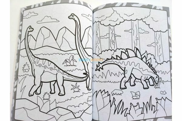 Megatastic Colouring Dinosaurs – – Booky Wooky