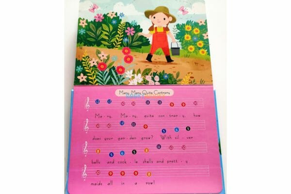 Row, Row, Row Your Boat and Other Nursery Rhymes Keyboard Musical book ...