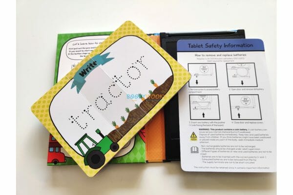 Things That Go LCD Tablet with Flashcards Pack – – Booky Wooky