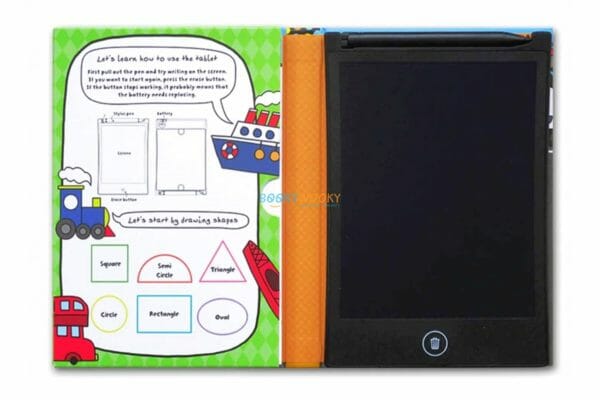 Things That Go LCD Tablet with Flashcards Pack – – Booky Wooky