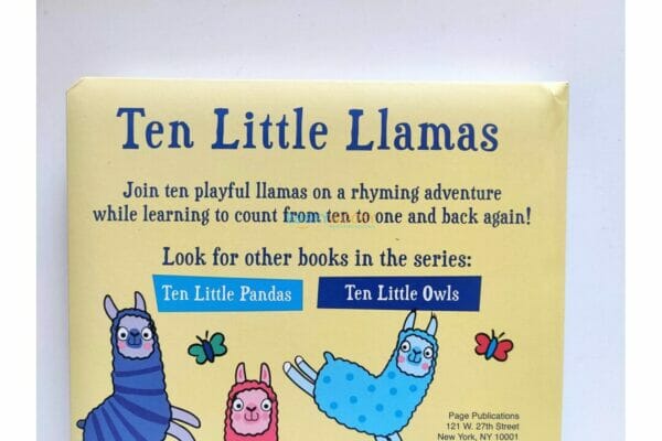 Ten Little Llamas BoardBook – – Booky Wooky