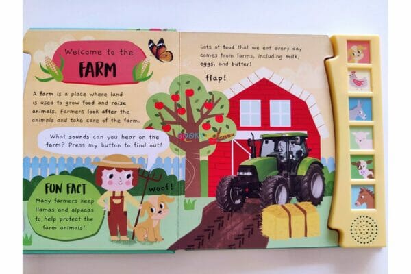 Noisy Farm Sound book Little Wonders – – Booky Wooky