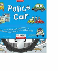 Convertible Police Car Playmat Sit-in Car – – Booky Wooky