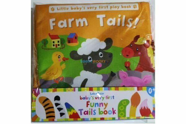 Farm Tails Cloth Book – Baby’s Very First Funny Tails Books – – Booky Wooky