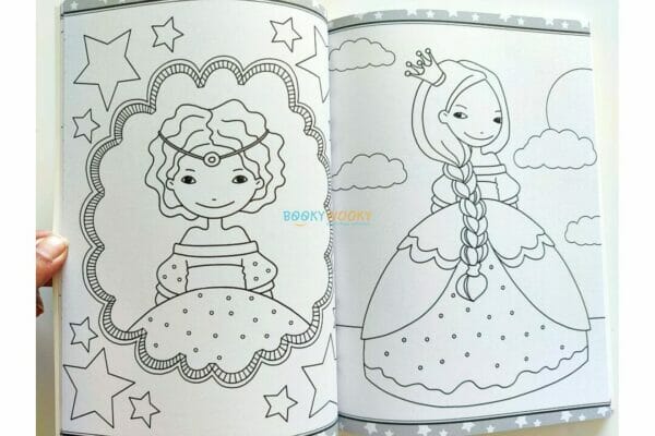 Mega Colouring Princesses – – Booky Wooky