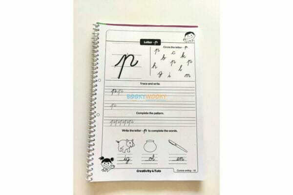 Cursive Writing Worksheets with Craft Material – – Booky Wooky