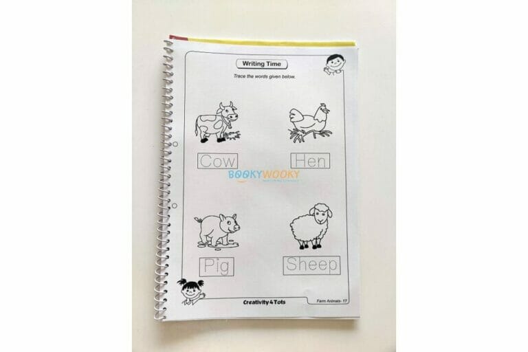 Farm Animals Worksheet with craft material – – Booky Wooky