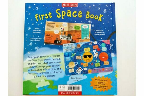 First Space Book with Poster – – Booky Wooky