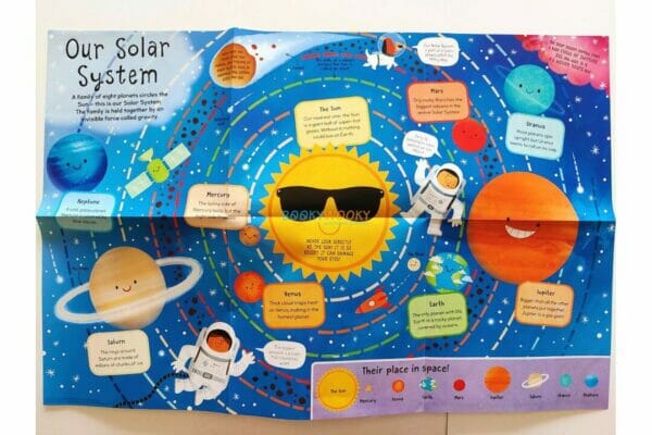 First Space Book with Poster – – Booky Wooky