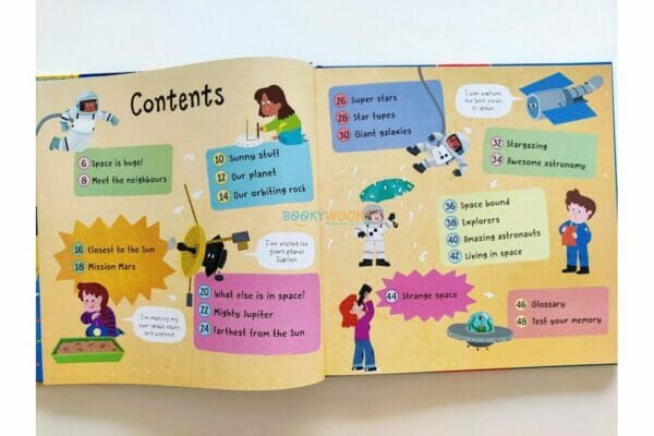 First Space Book with Poster – – Booky Wooky