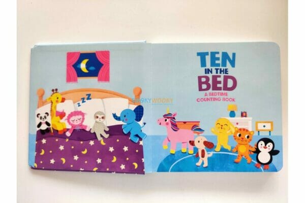 Ten in the Bed A Bedtime Counting Book BoardBook – – Booky Wooky