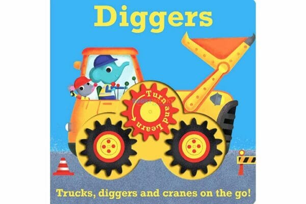 Diggers – Trucks, Diggers and Cranes on the Go! – – Booky Wooky