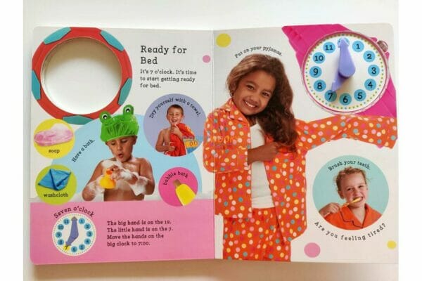 First Steps What’s the Time Clock Book – – Booky Wooky