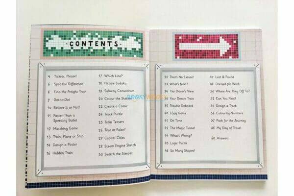 On the Train Activity Book – – Booky Wooky
