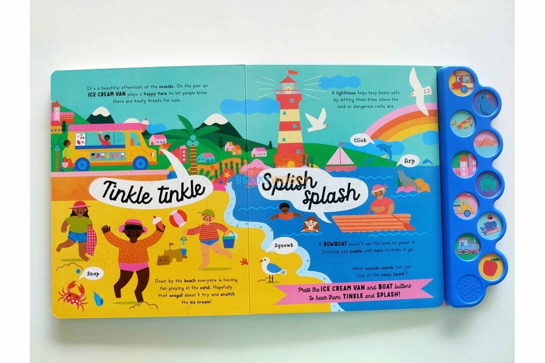 Let’s Visit Noisy Town Sound Book – – Booky Wooky