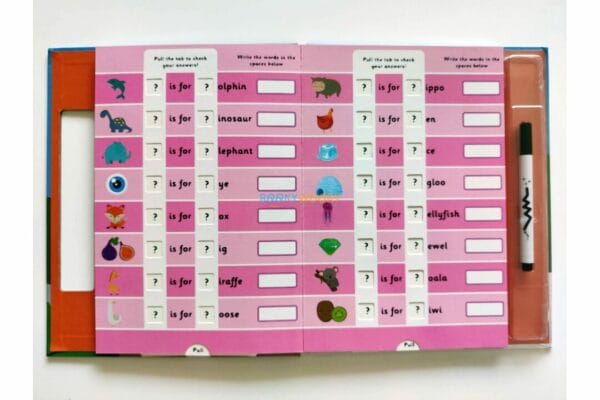 Let’s Learn the Alphabet Pull-the-Tabs – – Booky Wooky