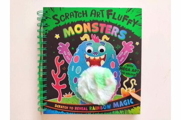 Scratch Art Fluffy Monsters – – Booky Wooky