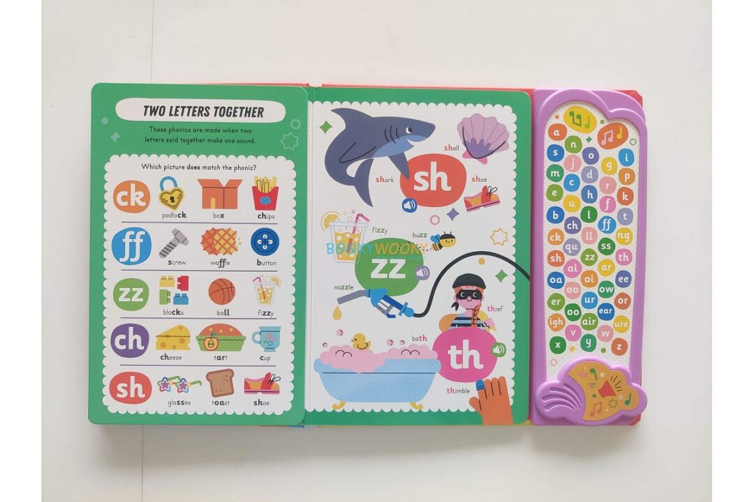 My First Phonics Sound Book – 50 Sound Buttons – – Booky Wooky